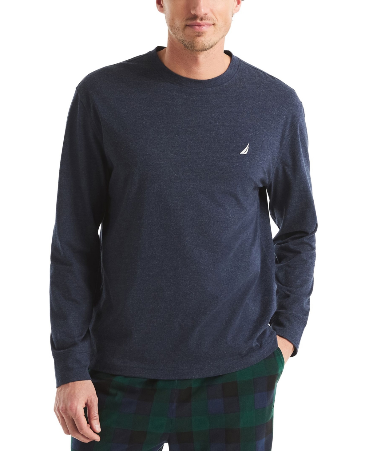 Click here for Nautica Mens Long Sleeve T-Shirt - Navy Seas prices