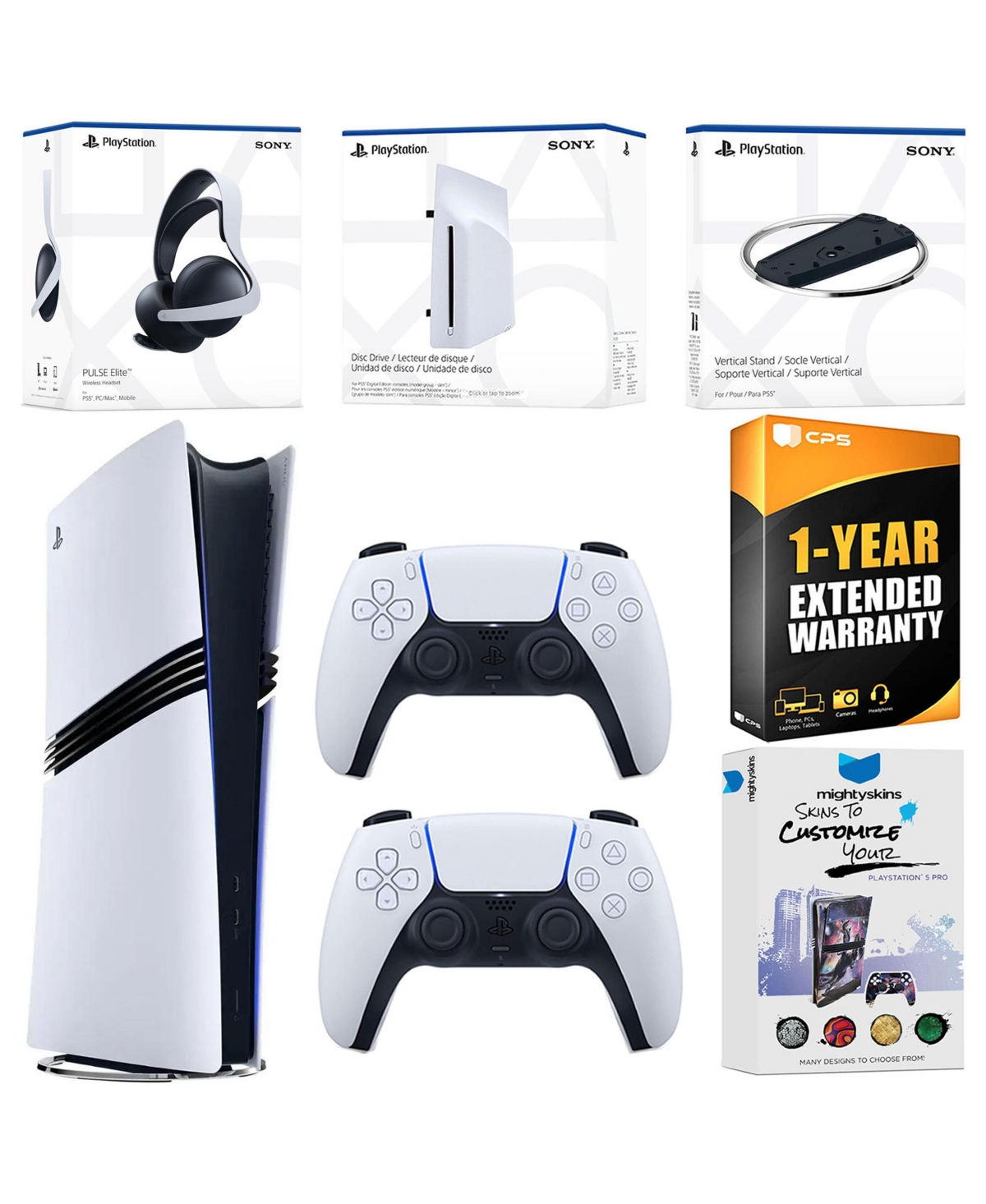 Click here for Sony PlayStation 5 Pro Digital Bundle with Disc Dr... prices