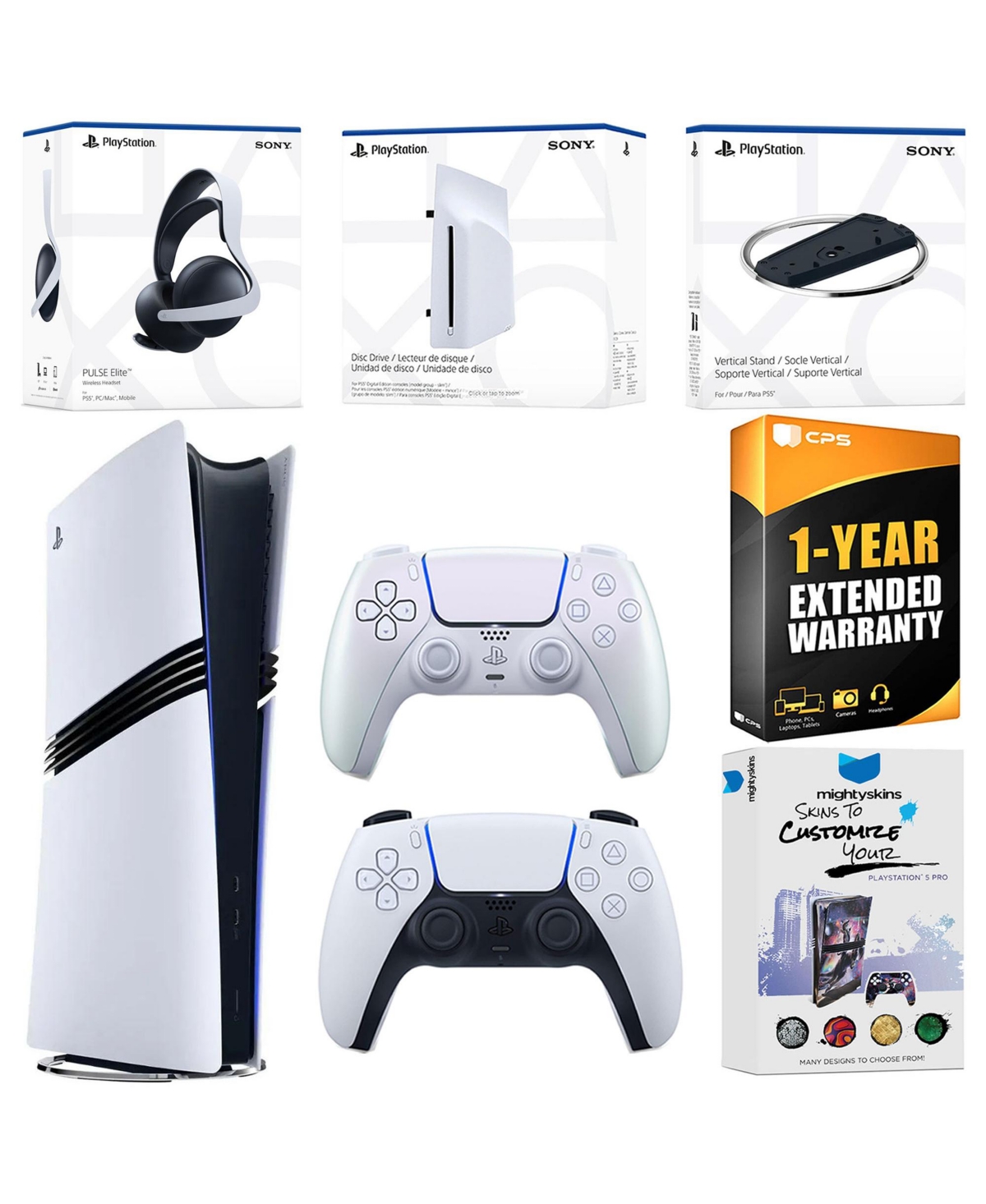 Click here for Sony PlayStation 5 Pro Digital Bundle with Disc Dr... prices
