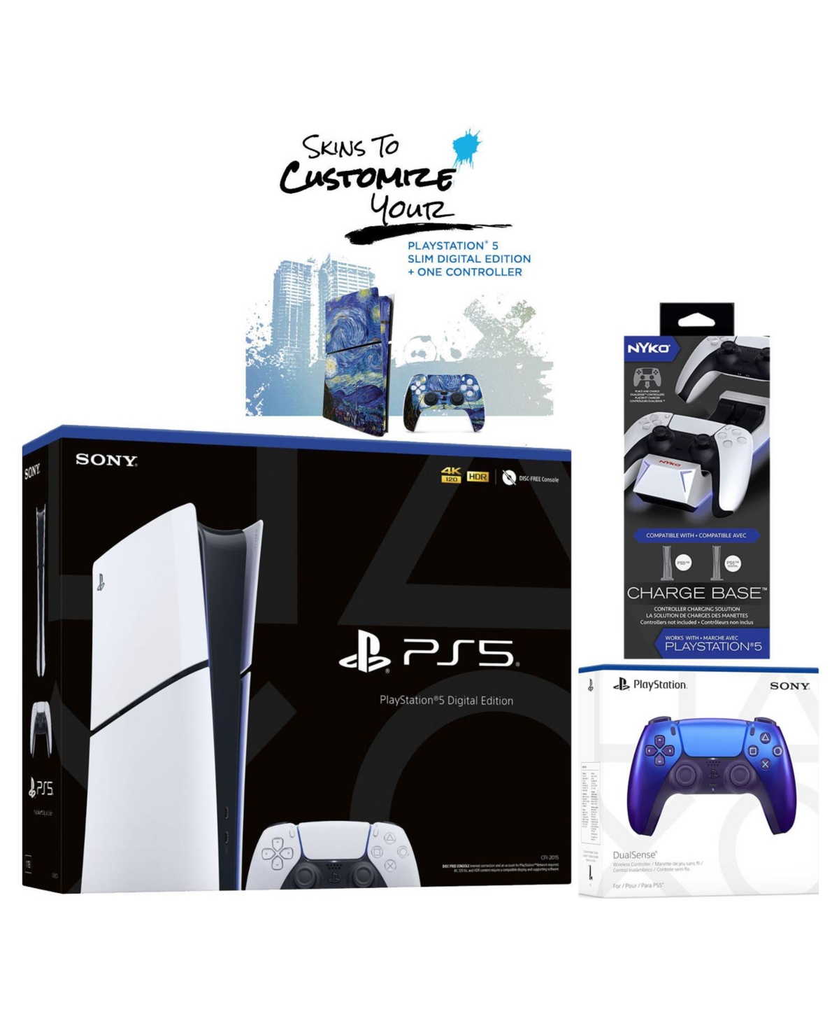 Click here for Sony PlayStation 5 Slim Digital PS5 with Extra Chr... prices