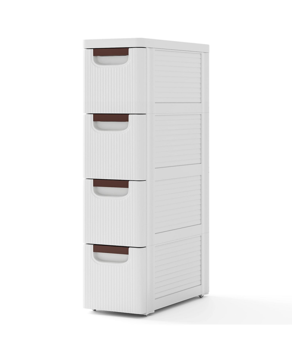 Click here for 4-Drawer Rolling Organizer Unit Narrow Storage Cab... prices