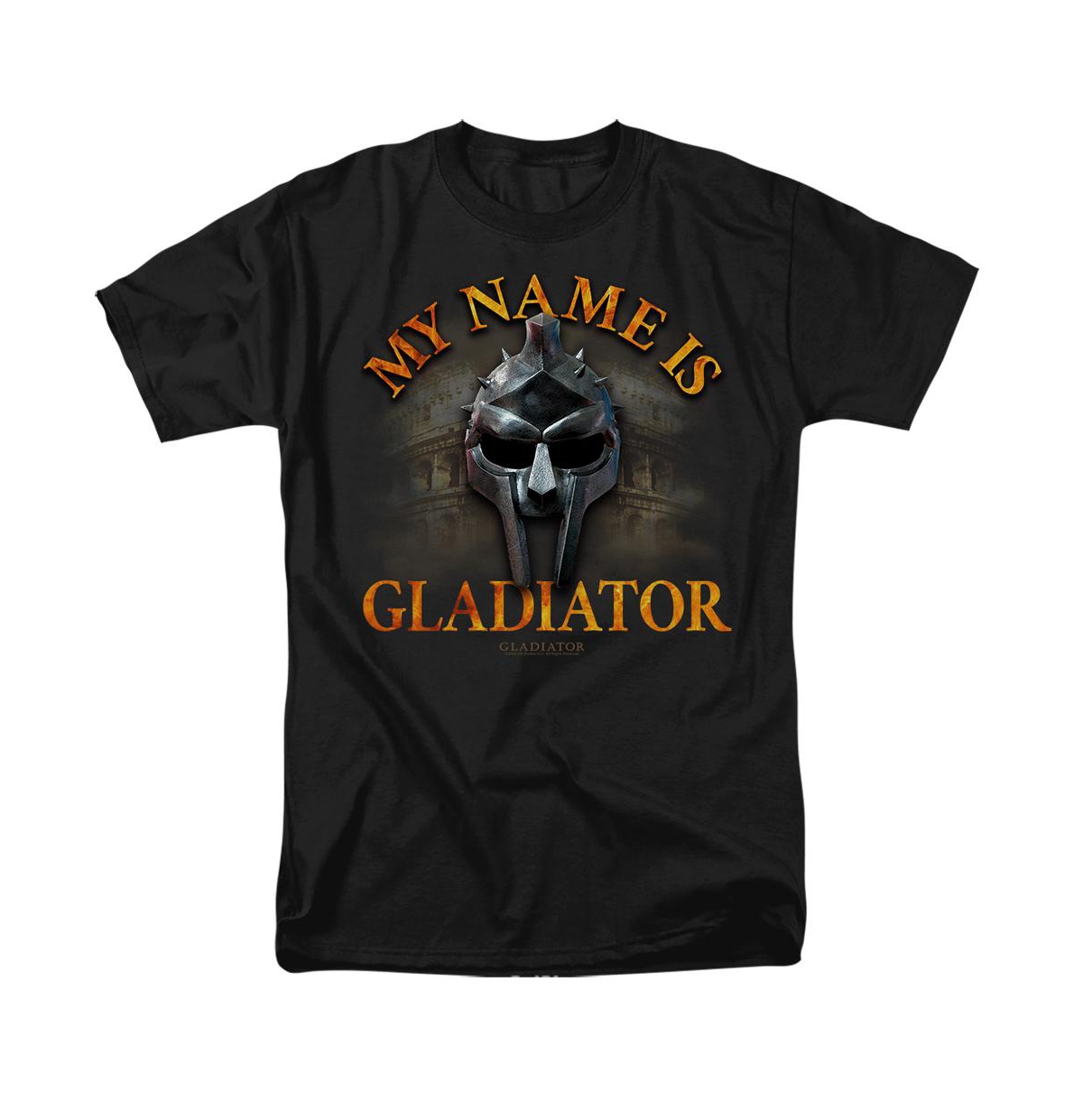 Click here for Logovision Mens Gladiator My Name Is T Shirt - Bla... prices