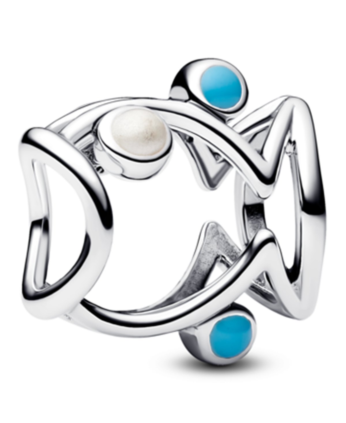 Click here for Pandora Openwork Fish Charms - Turquoise prices