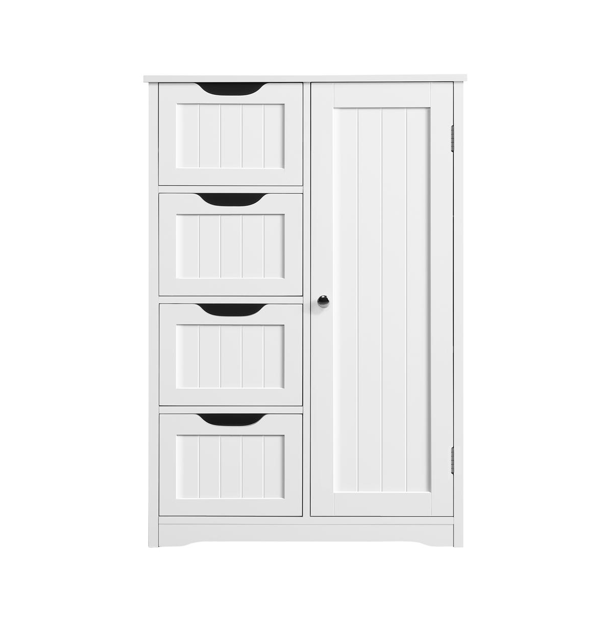 Click here for 32.5 H Wooden Bathroom Cabinet 4 Drawers & Cupboar... prices