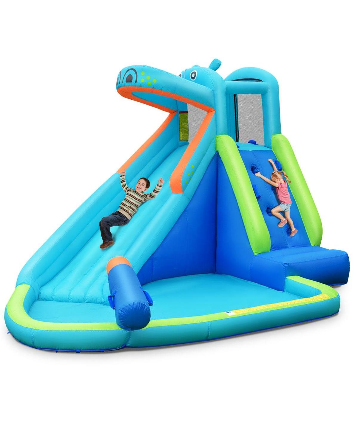 Click here for Inflatable Hippo Water Slide with Climbing Wall an... prices