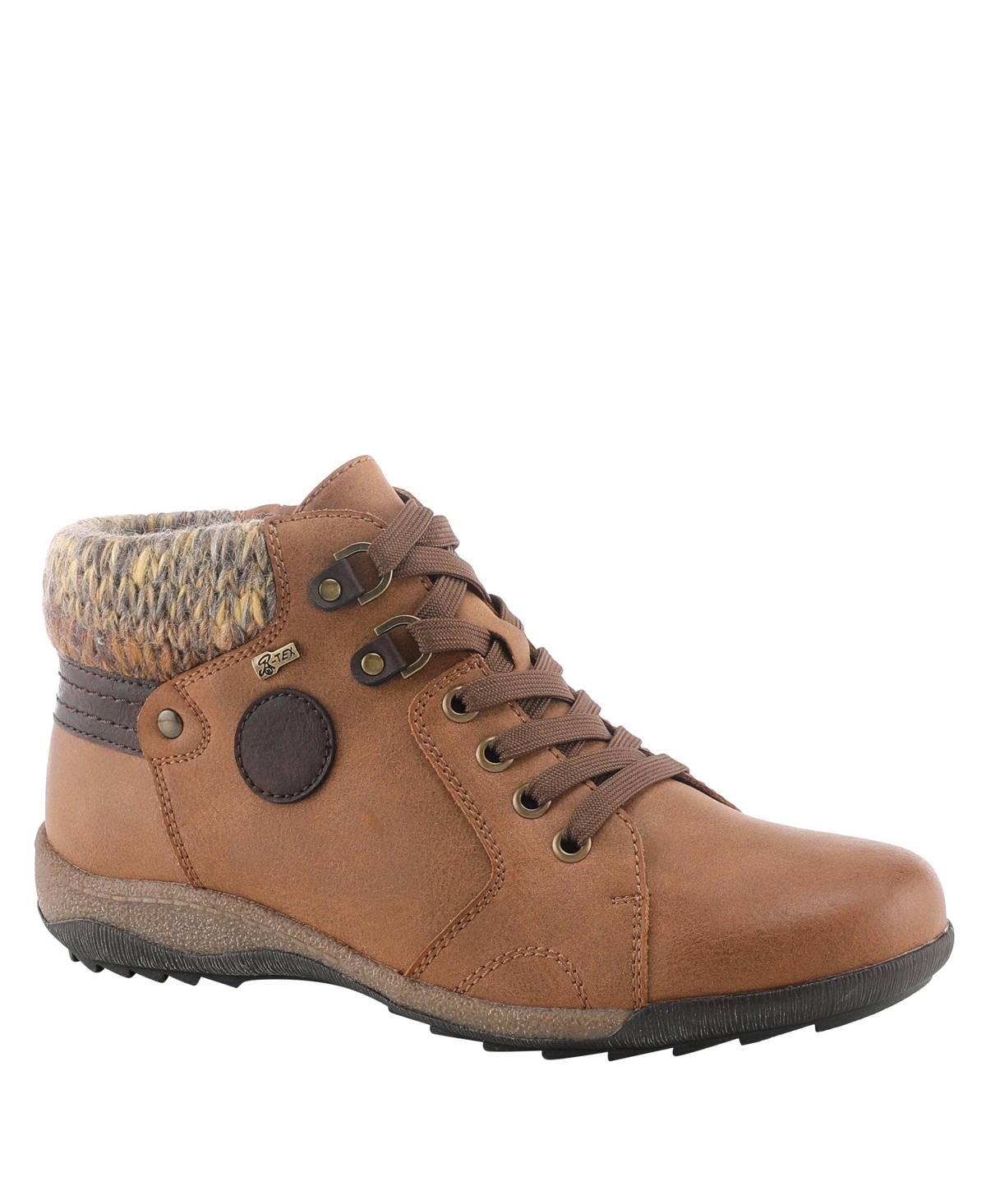Click here for Spring Step Clifton Lace-Up Booties with Sweater C... prices