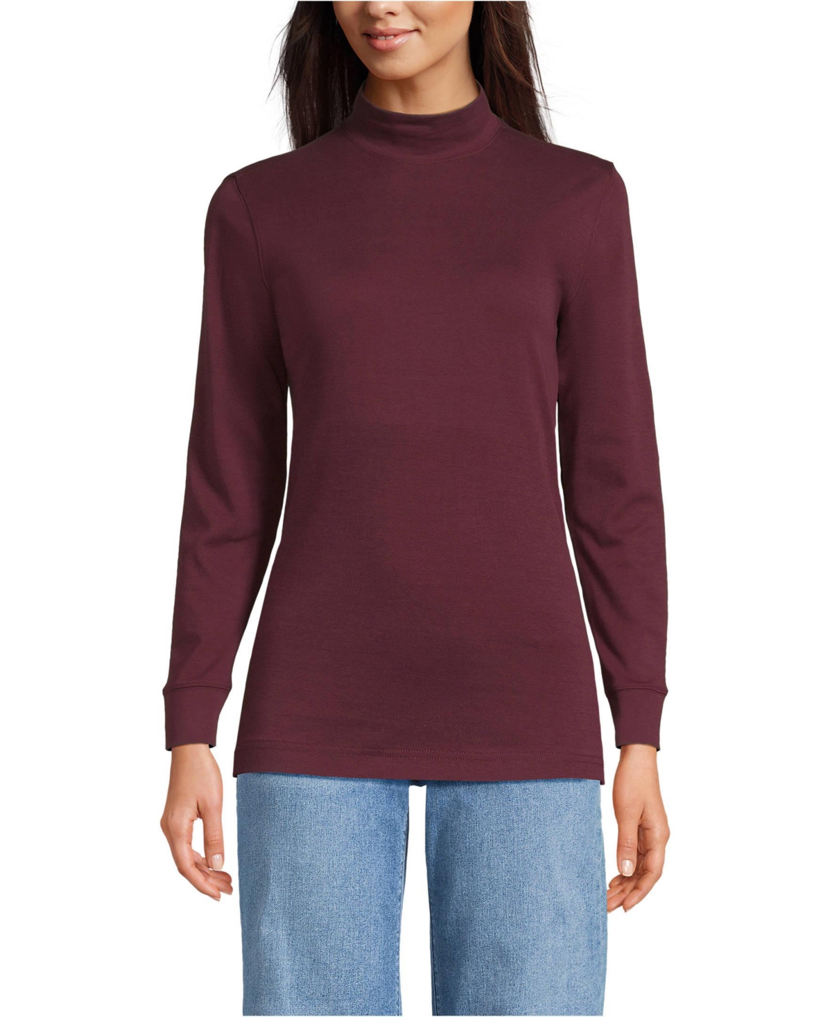 Click here for Lands End Womens Tall Relaxed Cotton Long Sleeve M... prices