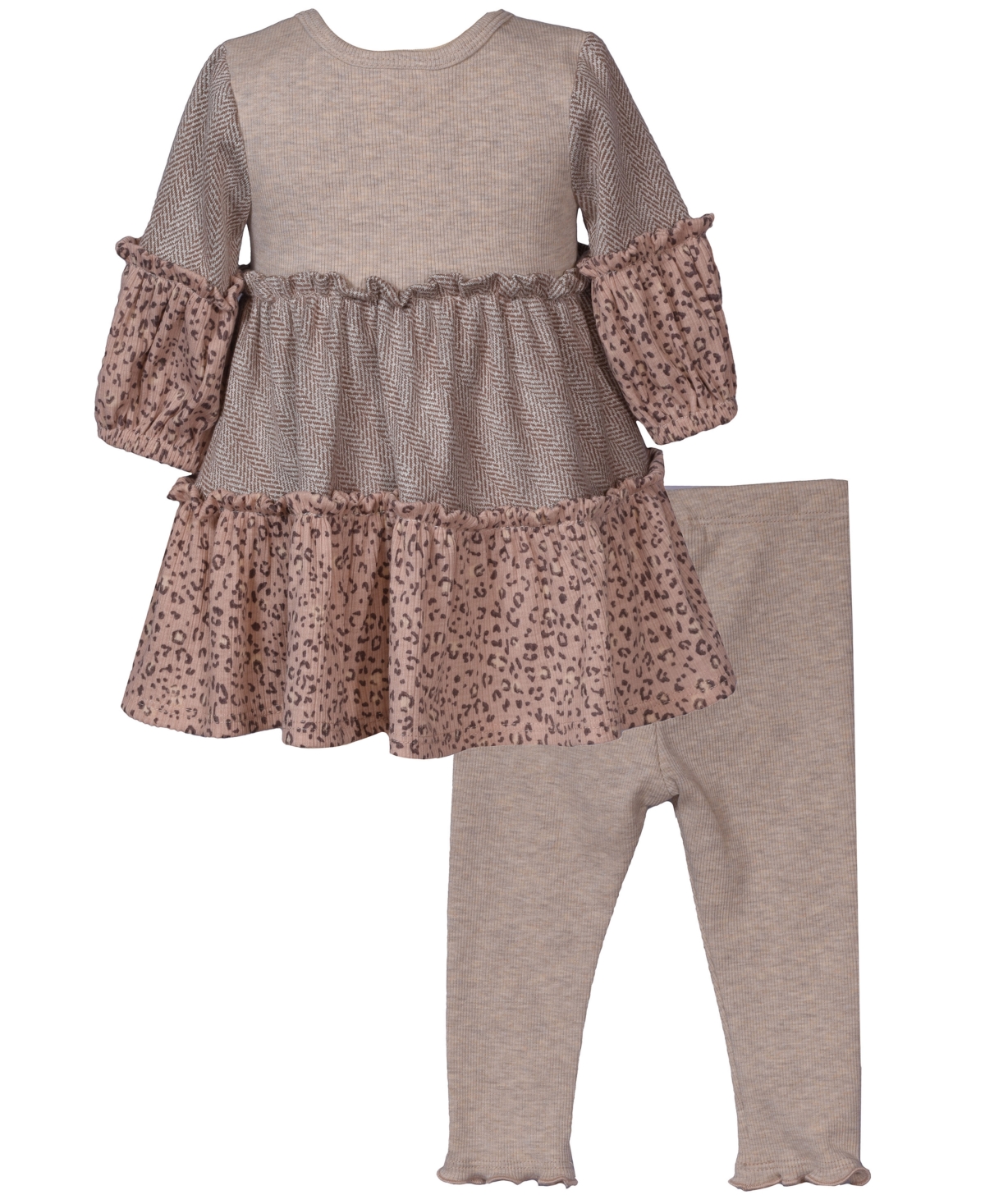 Click here for Bonnie Baby Girls Long Sleeve 2-Piece Set - TAN prices