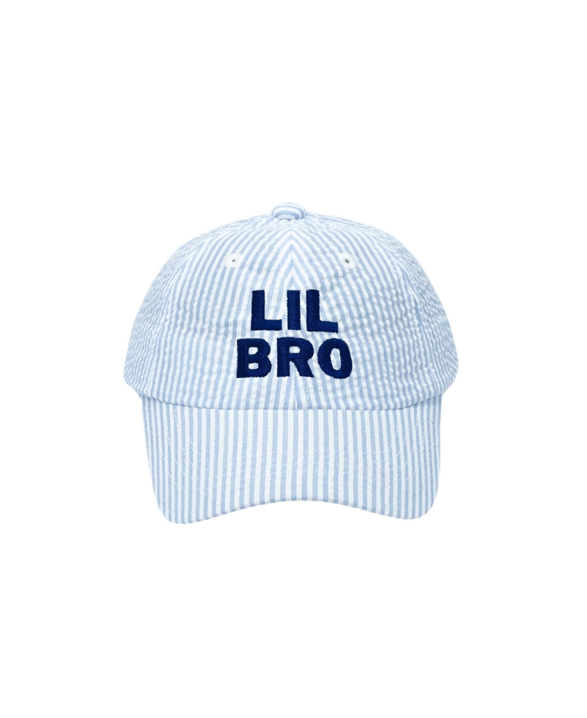 Click here for Bits & Bows Boys Lil Bro Seersucker Baseball Hat i... prices