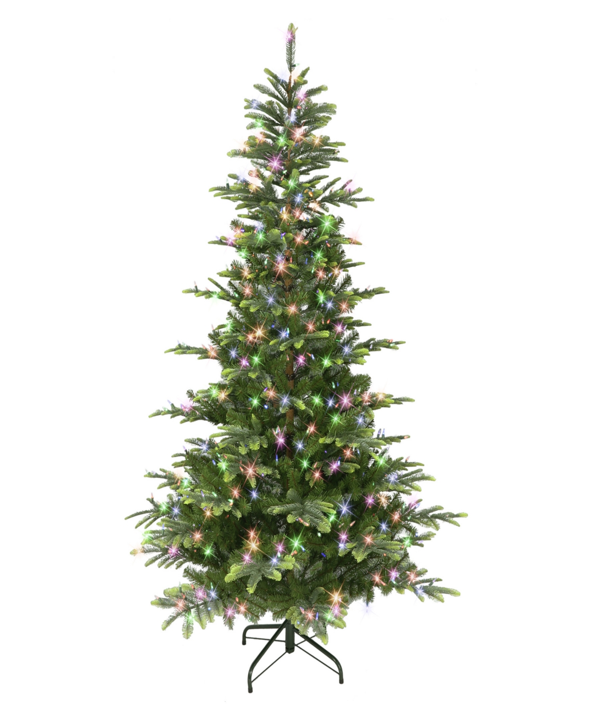 Click here for 7.5 Pre-Lit Aspen Fir Tree with 600 Color Select L... prices