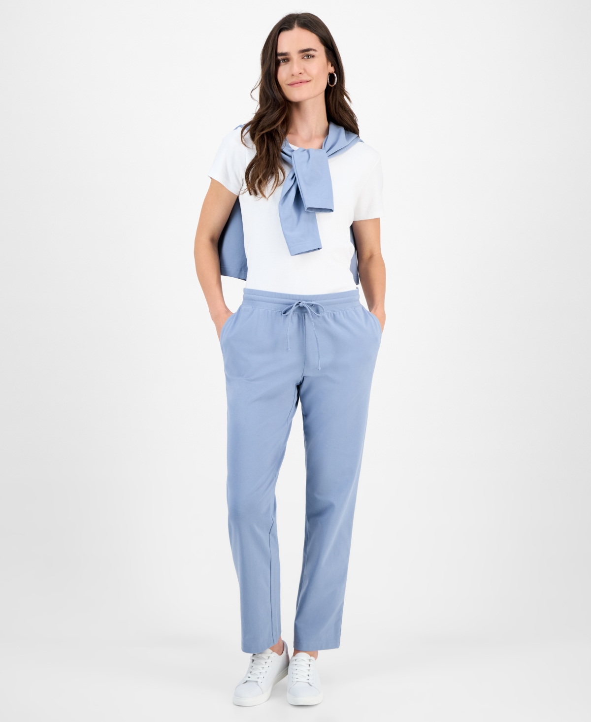 Click here for Style & Co Petite Mid-Rise Pull-On Pants  Petite &... prices