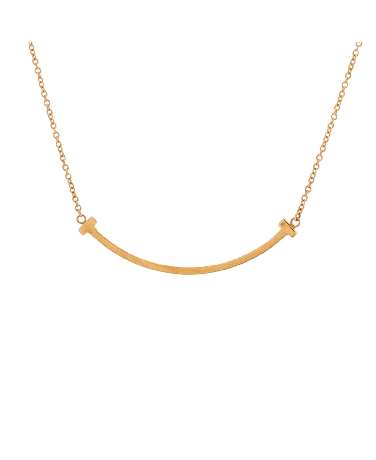 Click here for Pre-Owned Tiffany & Co. T Smile Pendant Necklace -... prices