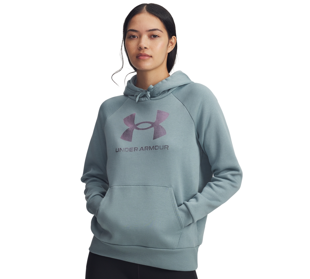 Click here for Under Armour Womens Rival Fleece Shimmer Hoodie -... prices