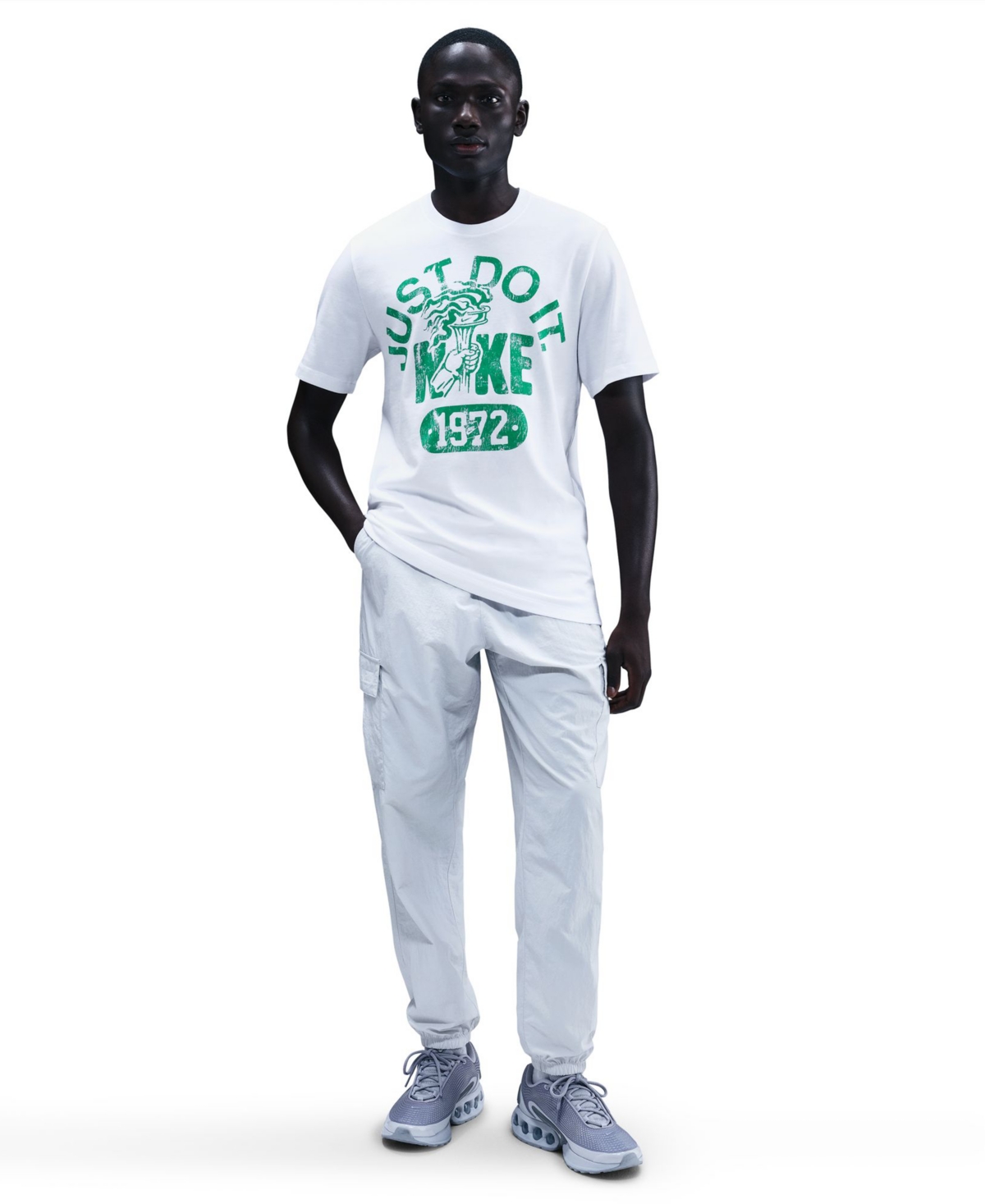 Nike Mens Short Sleeve Sportswear T-Shirt - White