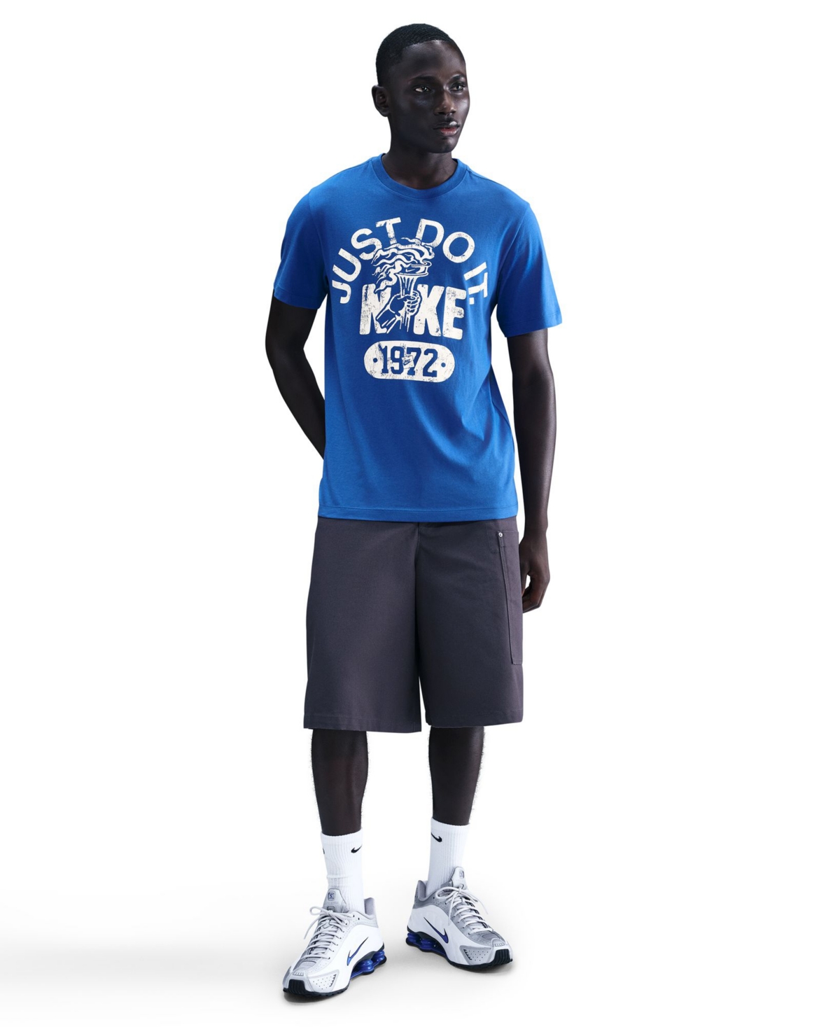 Click here for Nike Mens Short Sleeve Sportswear T-Shirt - Game R... prices