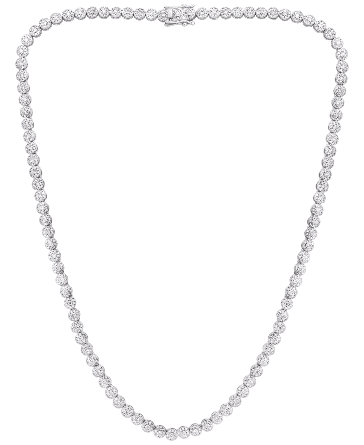 Click here for Macys Diamond Necklace (5 ct. t.w.) in 14K White G... prices