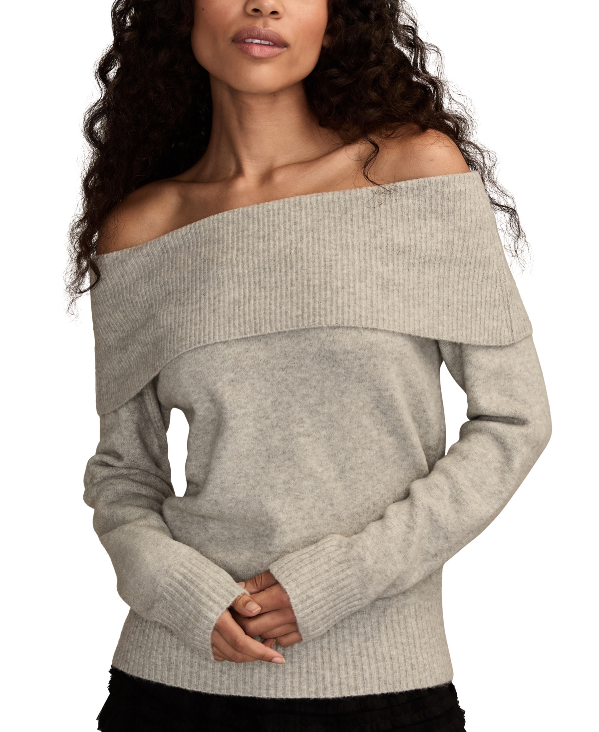 Click here for Lucky Brand Womens Cloud Off The Shoulder Pull On... prices