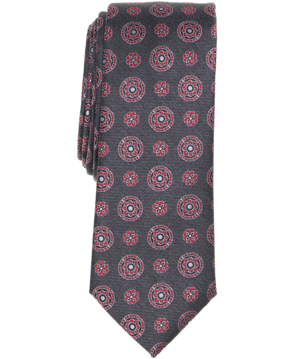 Click here for Bar Iii Mens Crimson Neat Printed Tie  Macys Exclu... prices