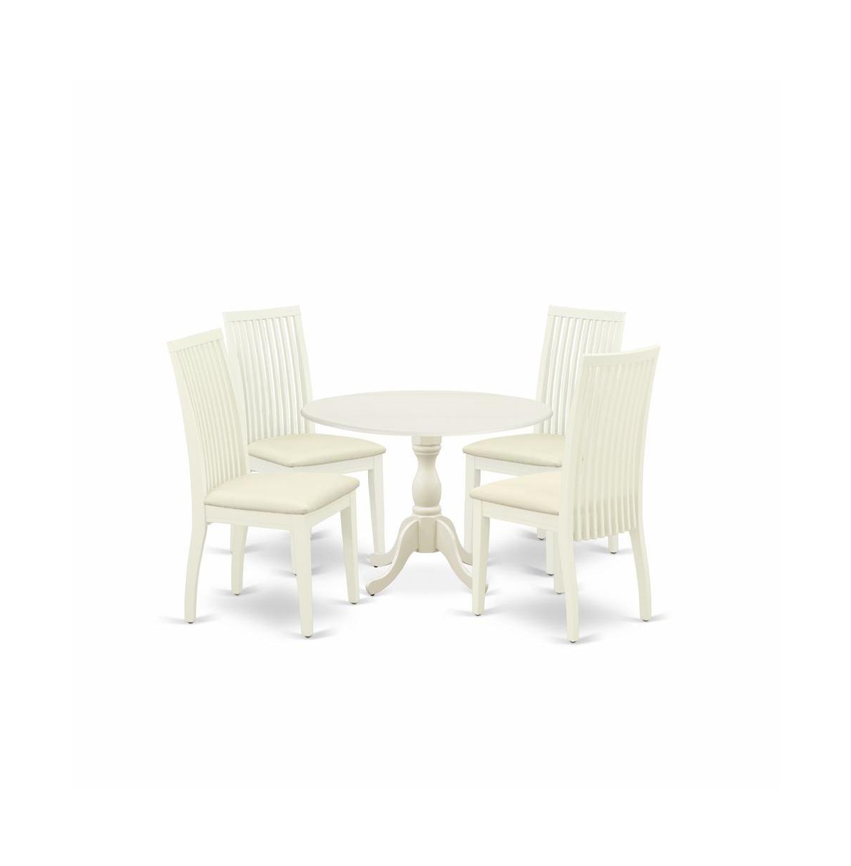 Click here for East West Furniture 5 Piece Dining Room Set Contai... prices