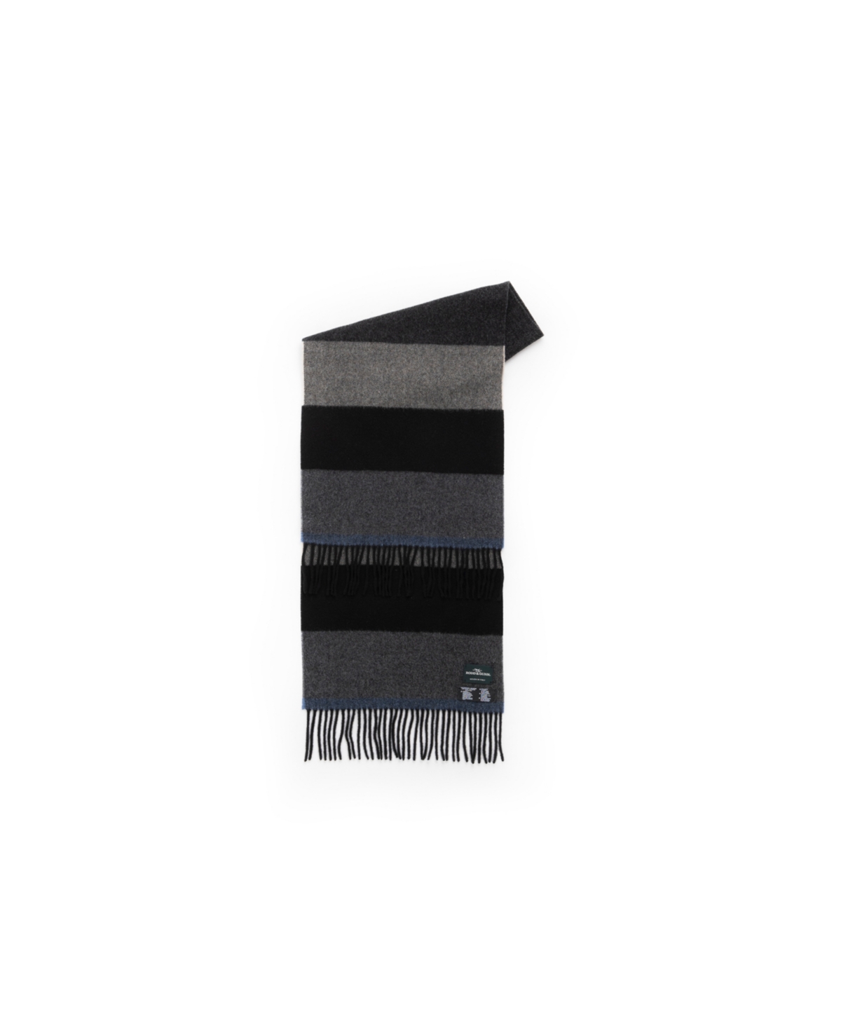 Click here for Rodd & Gunn Mens Frankton Stripe Scarf - Nero prices