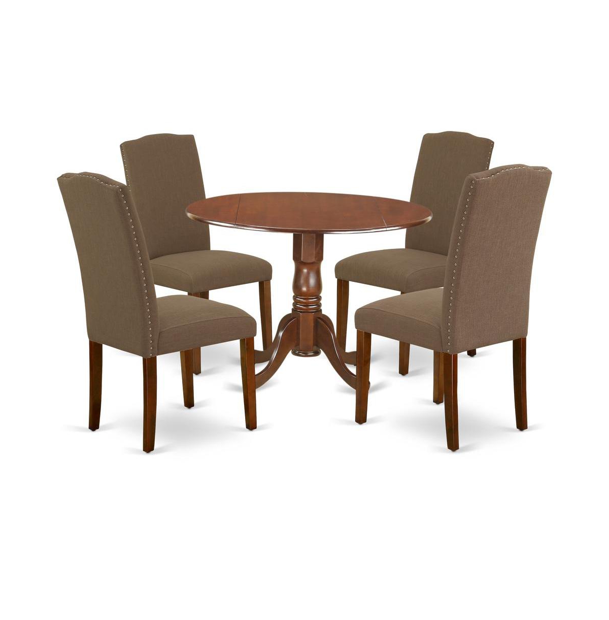 Click here for East West Furniture Dining Room Set Mahogany - Mah... prices