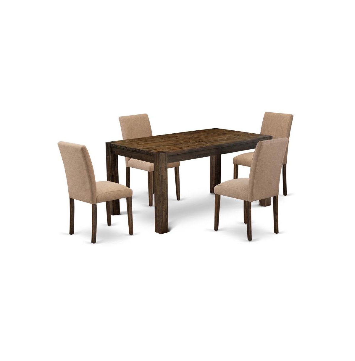 Click here for East West Furniture 5Pc Dining Table Set Consists... prices