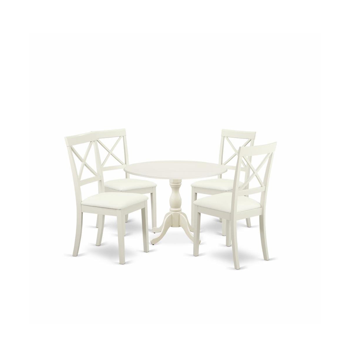 Click here for East West Furniture 5 Piece Dining Room Set Includ... prices