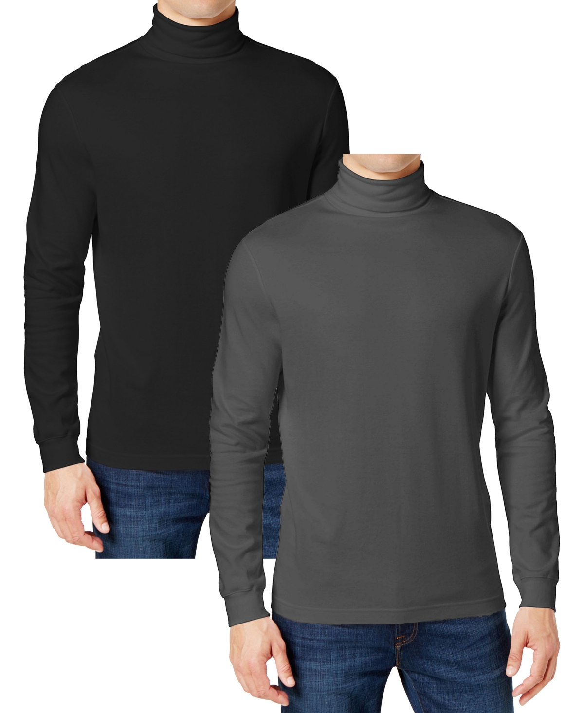 Click here for Galaxy By Harvic Mens 2-Pack Long Sleeve Turtle Ne... prices