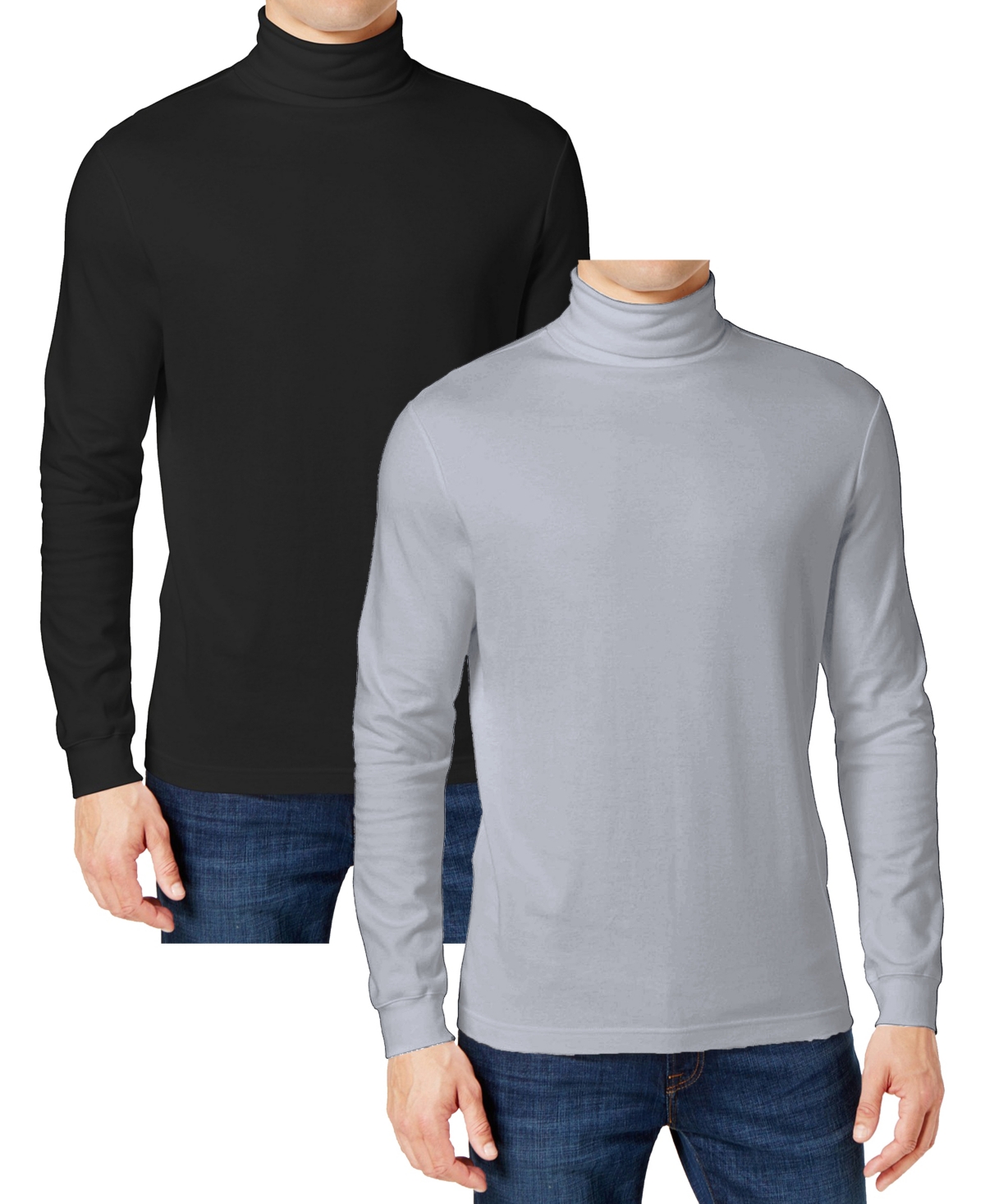 Click here for Galaxy By Harvic Mens 2-Pack Long Sleeve Turtle Ne... prices