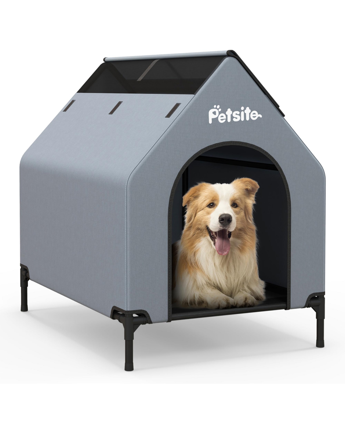 Click here for Gymax 36 Elevated Dog House for Small Breeds Large... prices