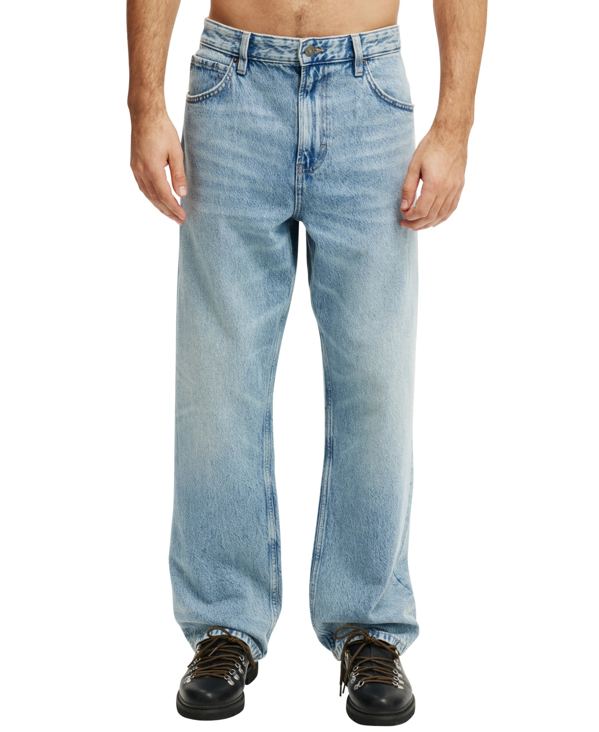 Click here for Cotton On Mens Baggy Jean - Satellite Blue prices