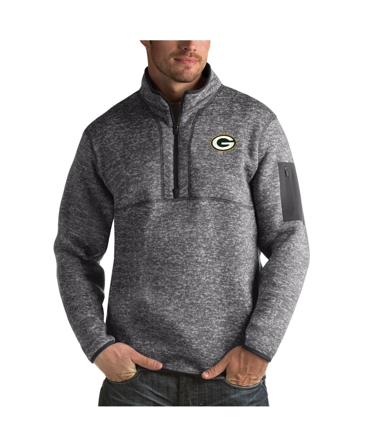 Click here for Antigua Mens Charcoal Green Bay Packers Fortune Bi... prices
