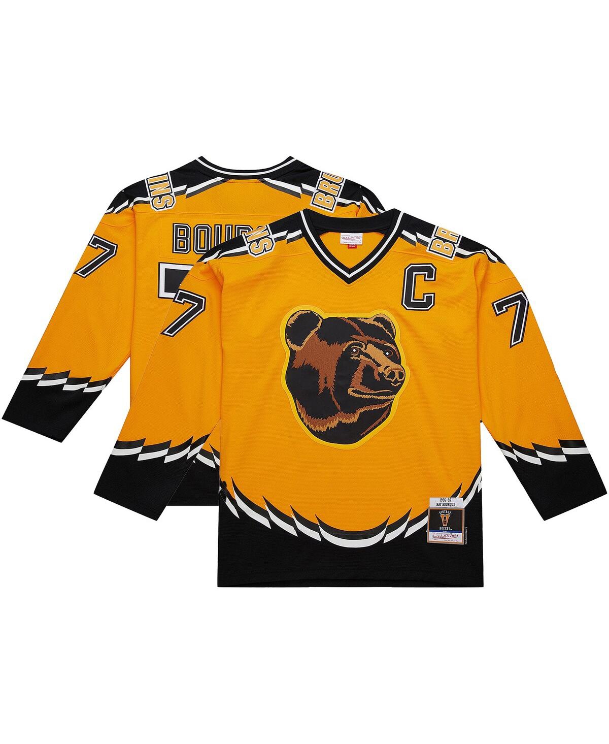 Click here for Mitchell & Ness Mens Ray Bourque Gold Boston Bruin... prices
