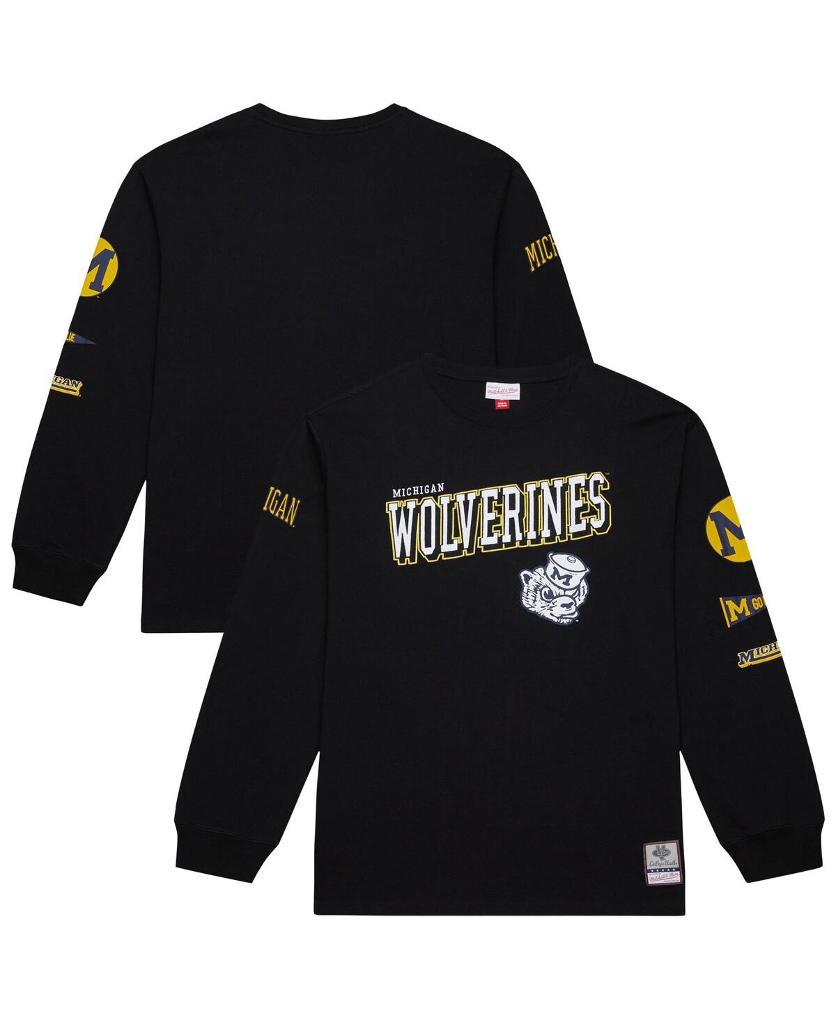 Click here for Mitchell & Ness Mens Black Michigan Wolverines Tra... prices
