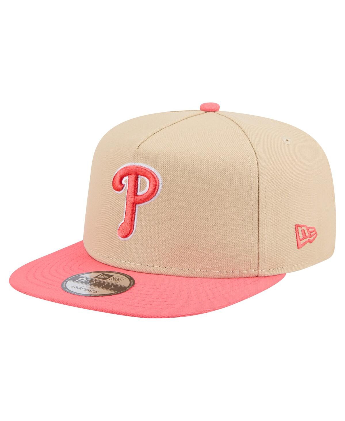 Click here for New Era Mens Light Beige/Coral Philadelphia Philli... prices