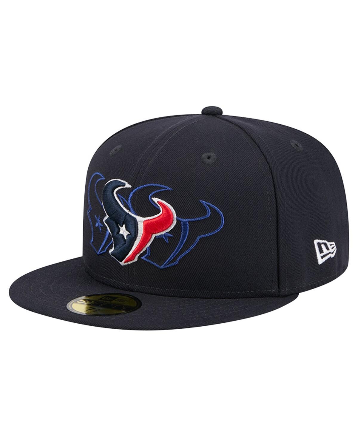 Click here for New Era Mens Navy Houston Texans Tri-Hit 59FIFTY F... prices