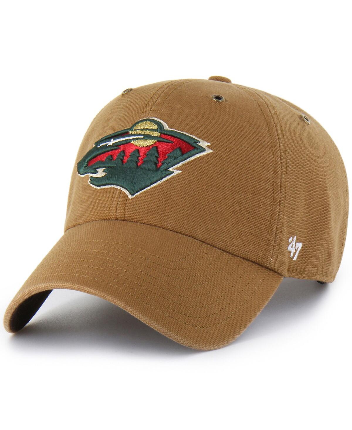 Click here for Carhartt x 47 Brand Mens Brown Minnesota Wild Clea... prices