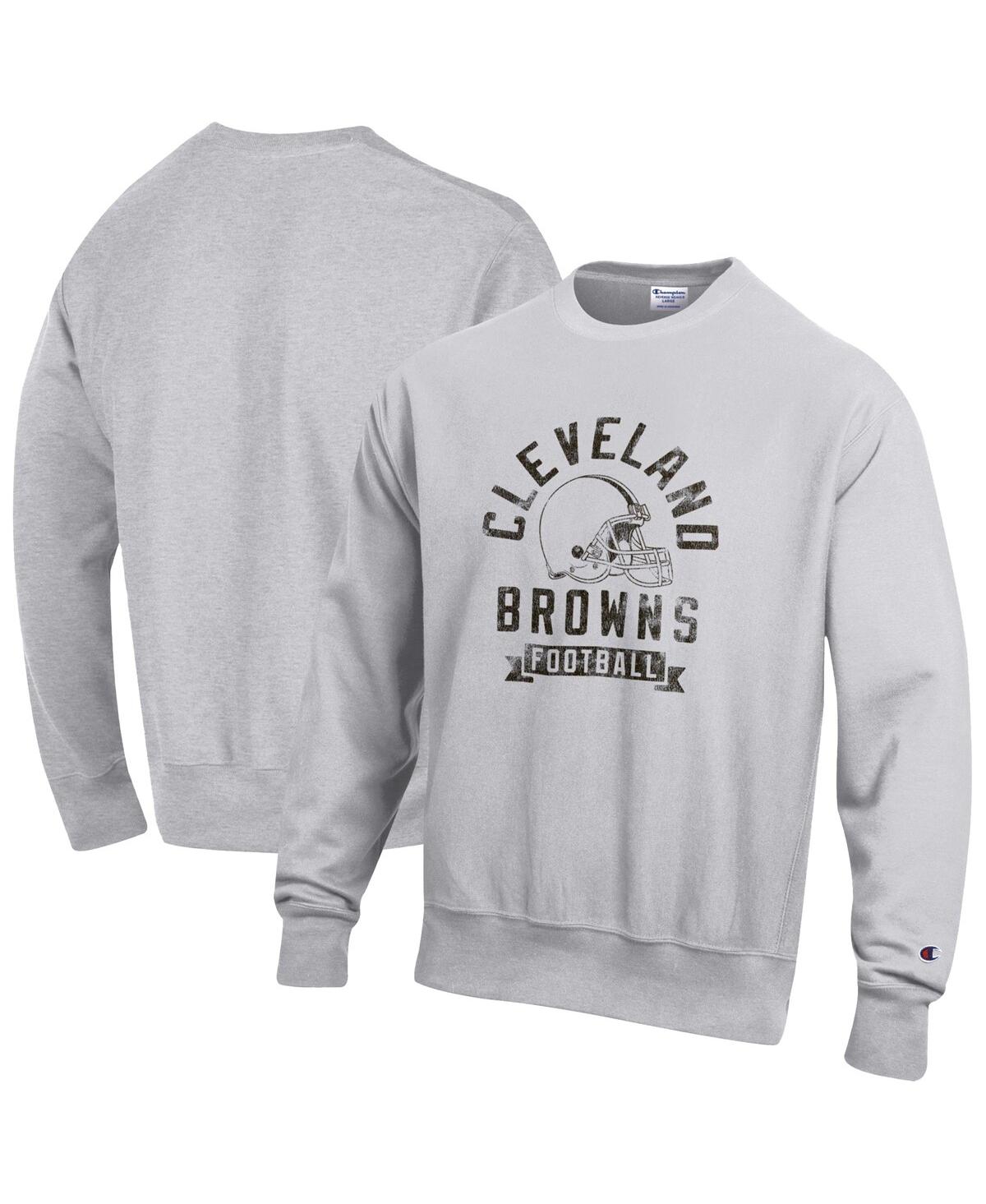 Click here for Champion Mens Heather Gray Cleveland Browns Revers... prices