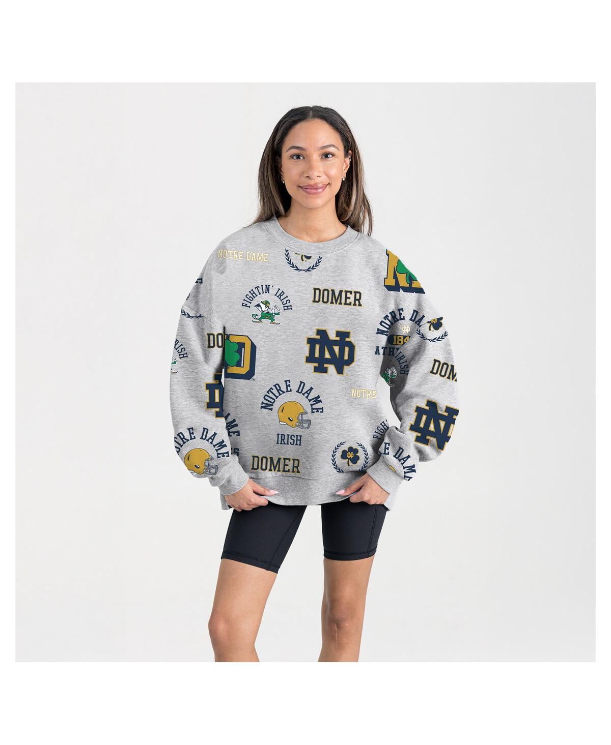 Click here for Gameday Couture Womens Gray Notre Dame Fighting Ir... prices
