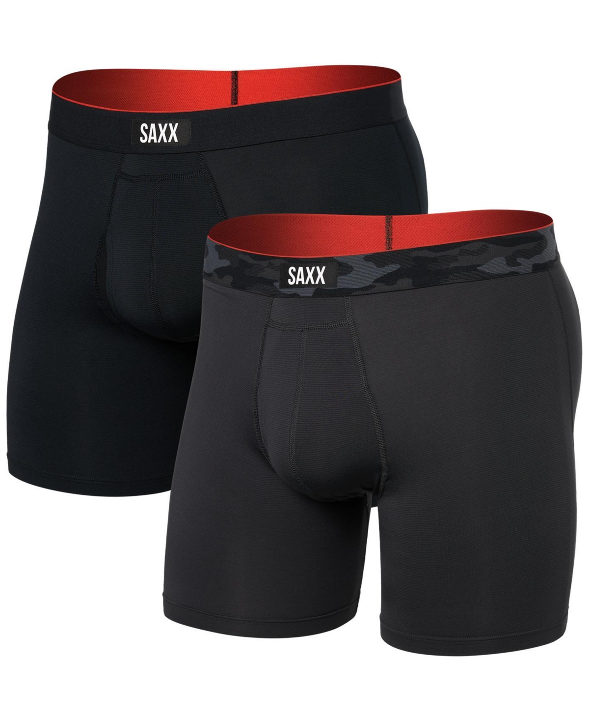 Click here for Saxx Mens Multi-Sport 2-Pk. Solid Mesh Boxer Brief... prices