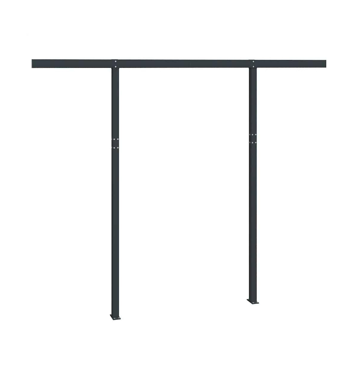 Click here for Awning Post Set Anthracite Iron 118.1x96.5 in - An... prices
