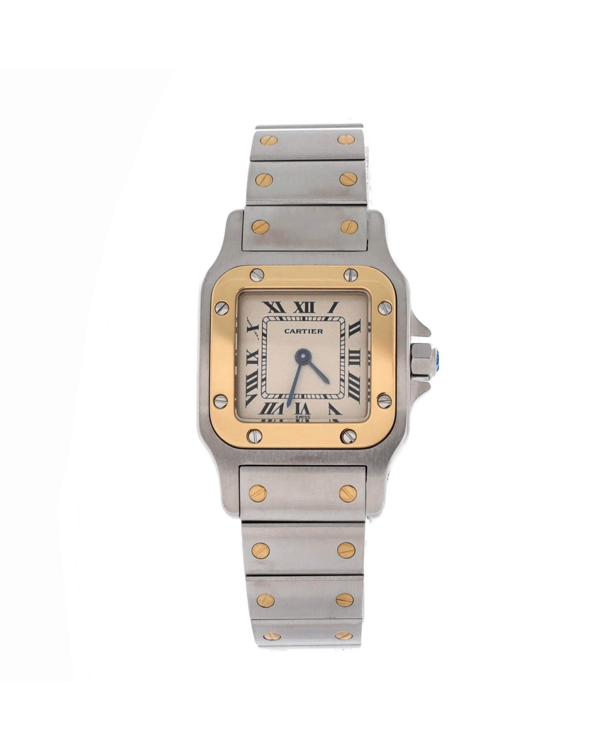 Click here for Pre-Owned Cartier Santos de Cartier Galbee Quartz... prices