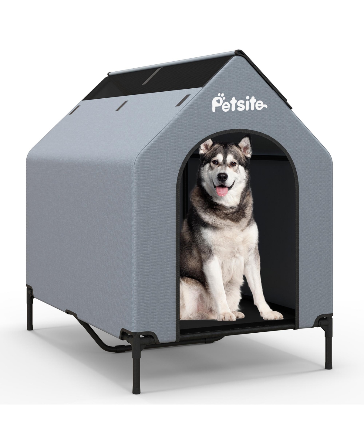 Click here for Gymax 43 Elevated Dog House for Small Breeds Large... prices