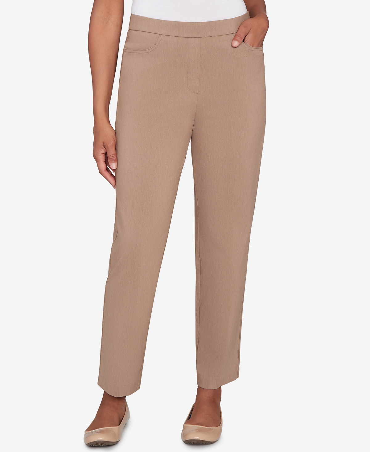 Click here for Alfred Dunner Petite Vienna Smooth Front Easy Fit... prices