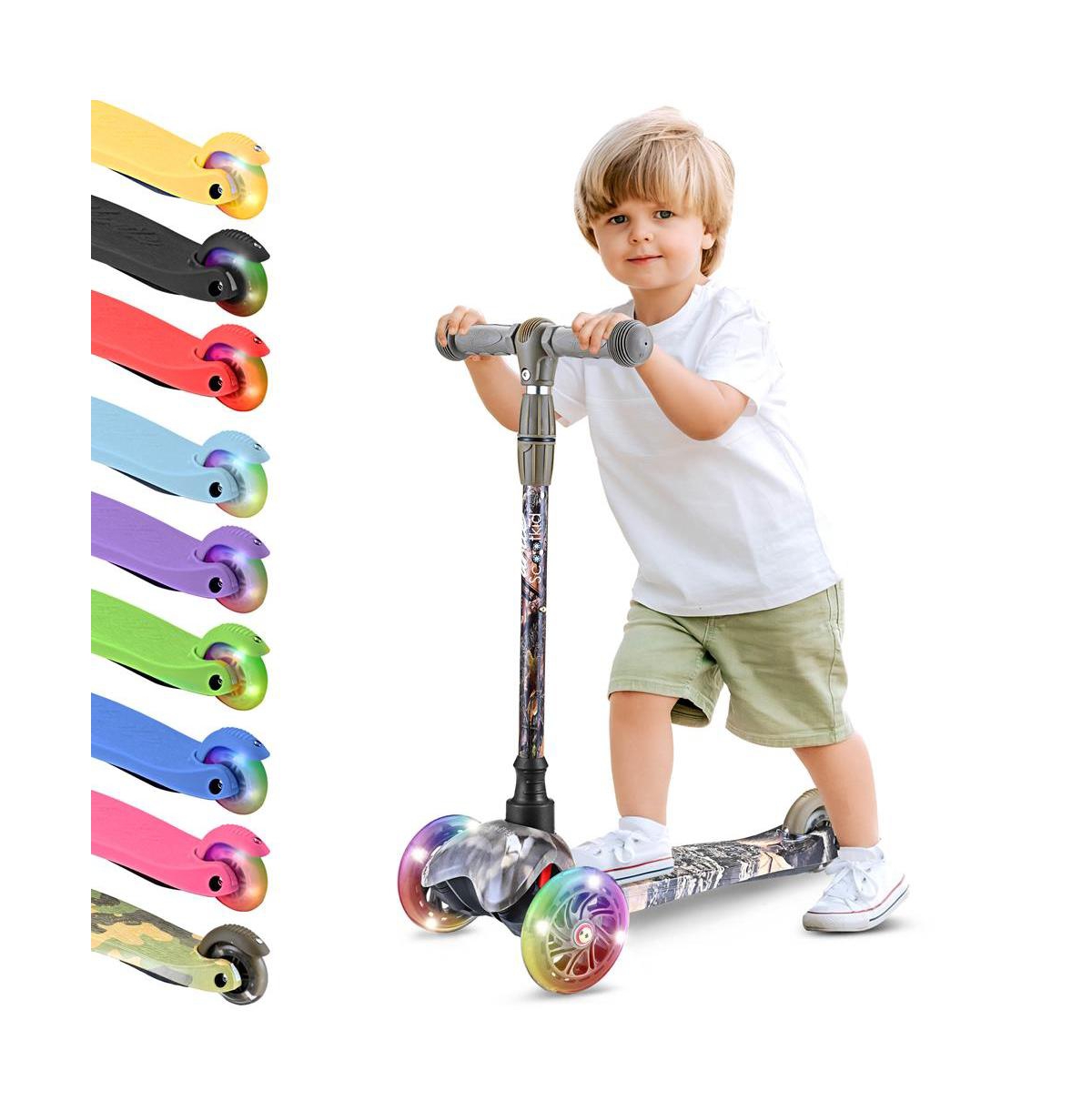 Click here for Lightweight and Adjustable Mini Kickboard Scooter... prices