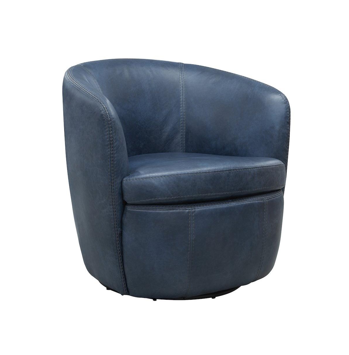 Click here for Parker Living Vintage Navy 100 Italian Leather Swi... prices