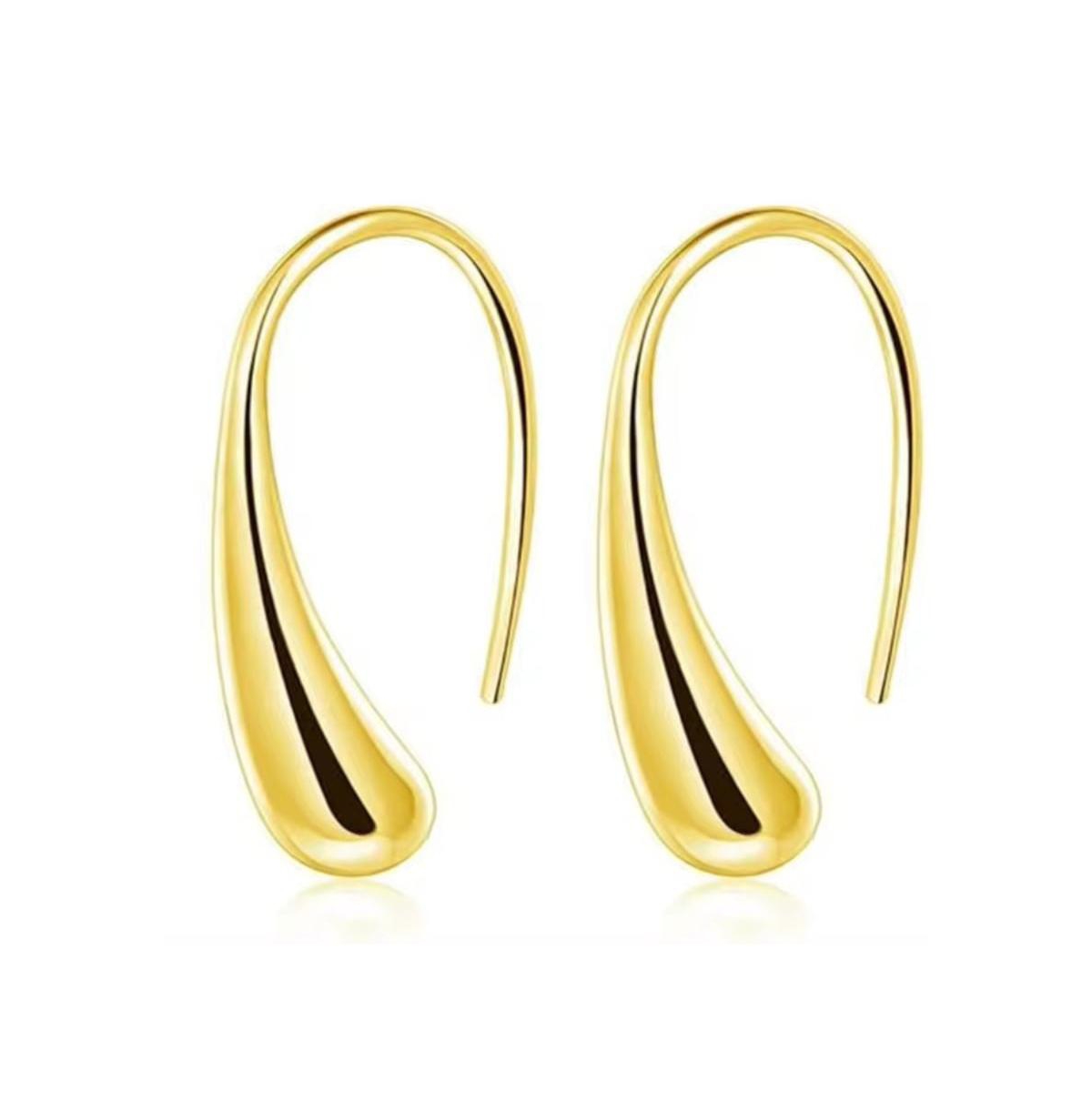 Click here for Isabella Eternal Drops Dainty Teardrop Dome Earrin... prices