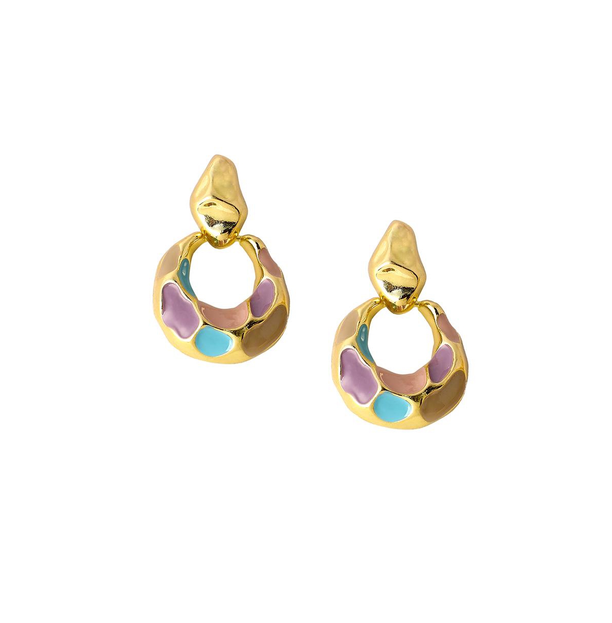 Click here for Sohi Womens The Amari Drop Earrings - Pink prices