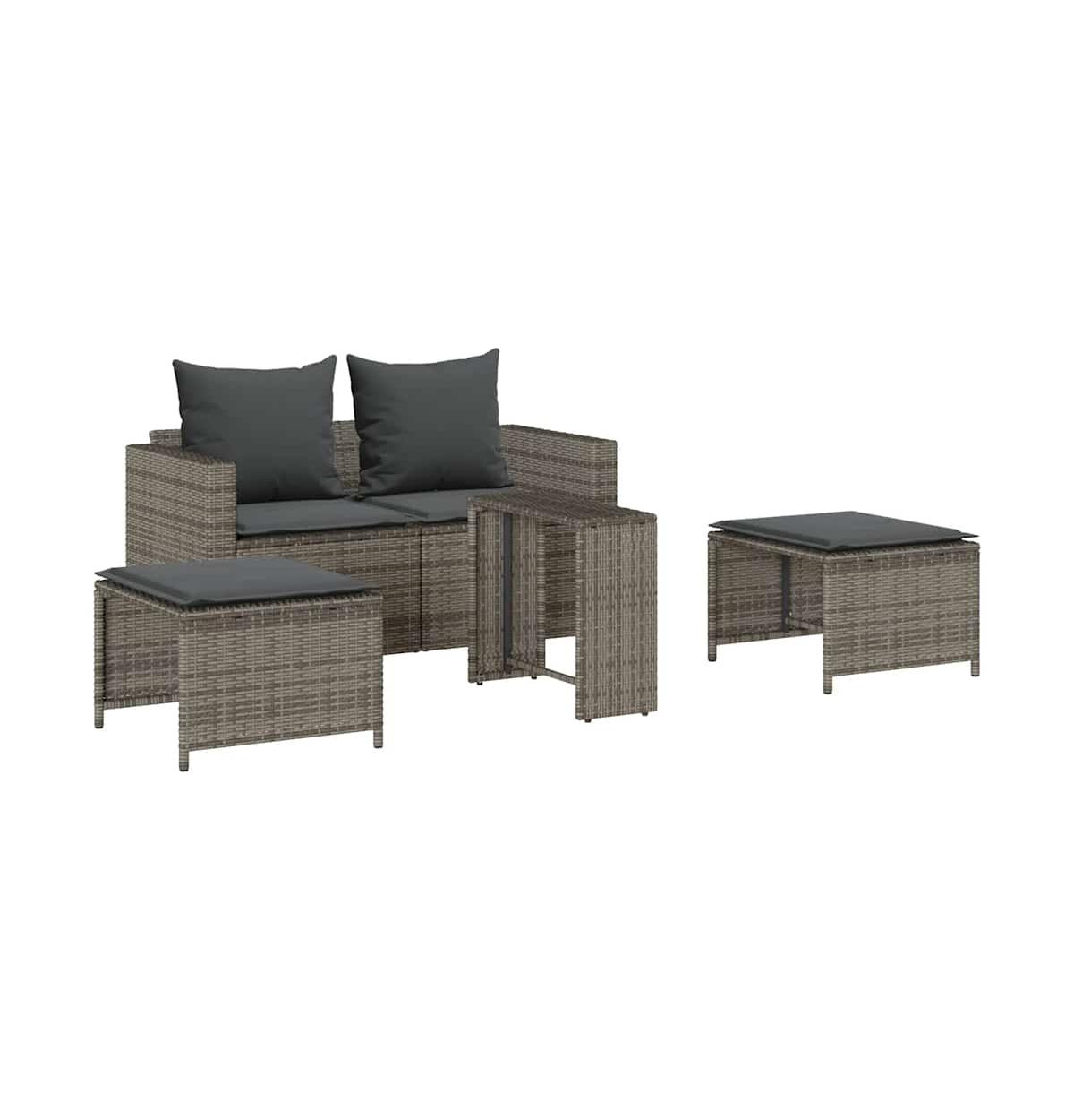 Click here for Garden Sofa Set Grey  Dark Grey - Gray dark gray prices