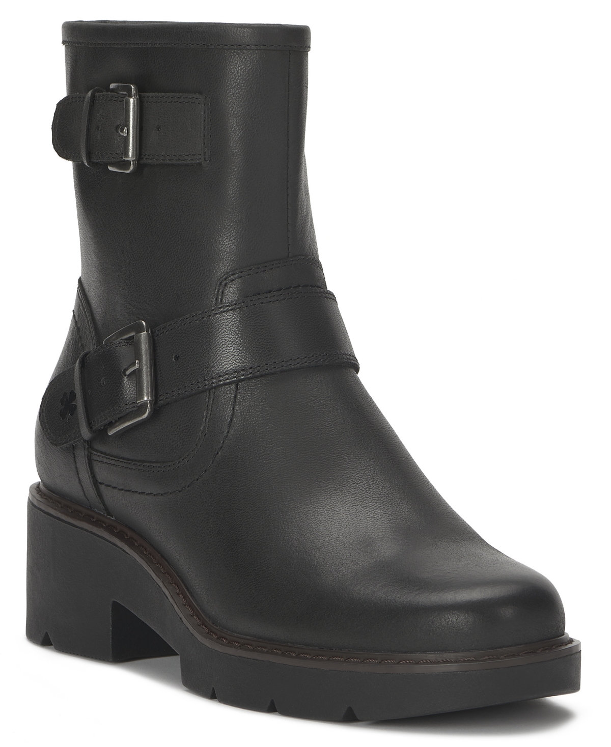 Click here for Lucky Brand Womens Migyn Buckle Round Toe Moto Lug... prices